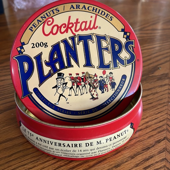 Accents | Rare 1991 Planters Peanuts 20g Collectible Tin 75th Birthday ...